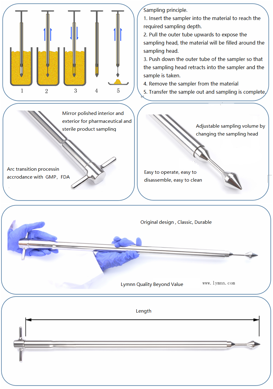 S30 Series Single Point Powder Sampler - 昆山莱曼机械科技有限公司